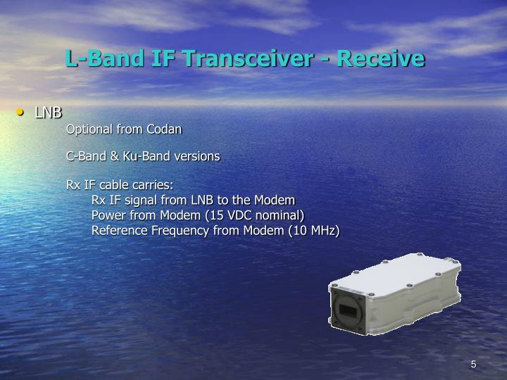 PPT - Codan L-Band Block Upconverter (BUC) System PowerPoint ...