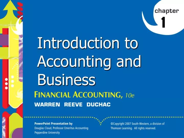 PPT - Introduction to Accounting and Business PowerPoint Presentation ...