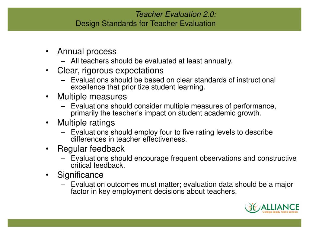 PPT - New Teacher Orientation: Alliance Teacher effectiveness 2012 ...