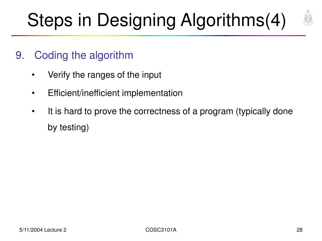 Ppt Cosc 3101a Design And Analysis Of Algorithms 2 Powerpoint Presentation Id5990972