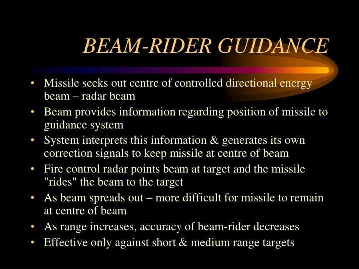 PPT - MISSILE GUIDANCE SYSTEMS PowerPoint Presentation - ID:5991401
