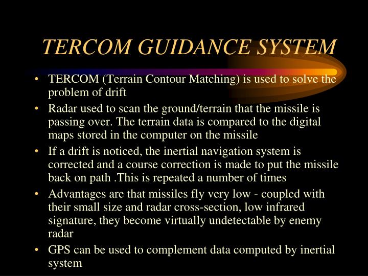 PPT - MISSILE GUIDANCE SYSTEMS PowerPoint Presentation - ID:5991401