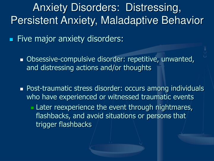 PPT - Chapter 11 Psychological Disorders and Their Treatment PowerPoint ...