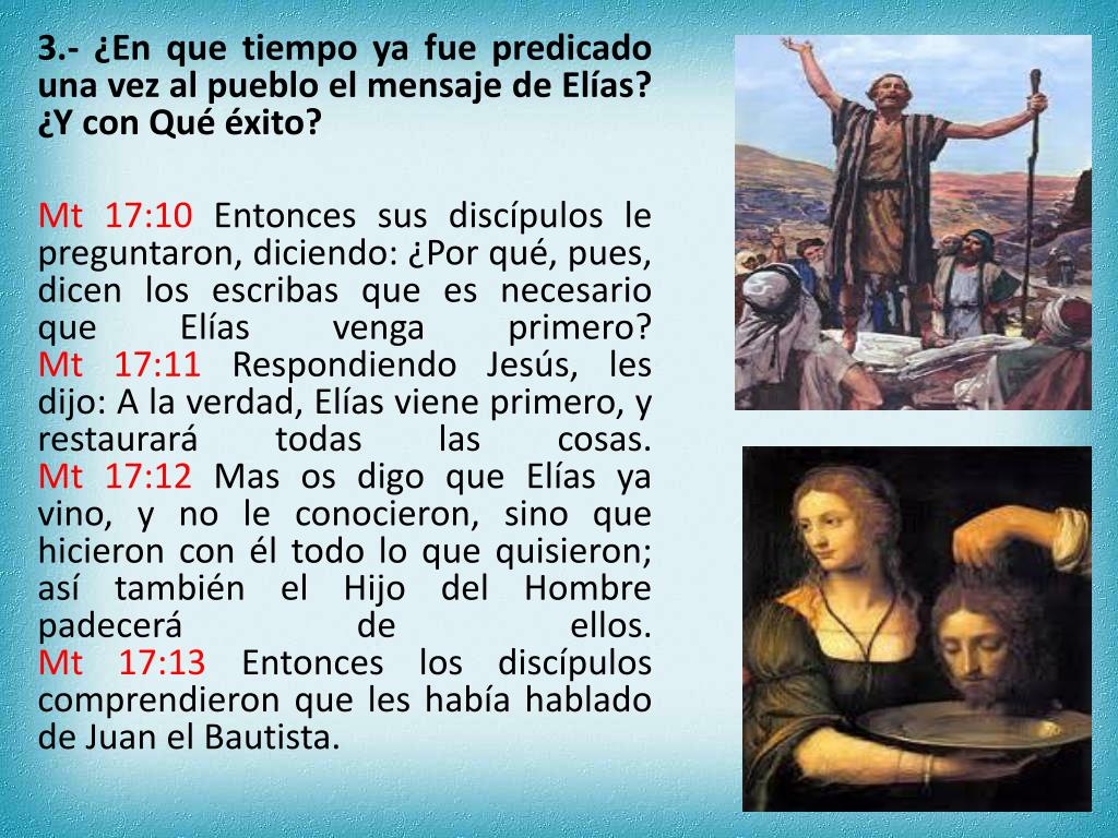PPT - “EL MENSAJE DE ELÍAS EN EL TIEMPO DEL FIN” PowerPoint ...