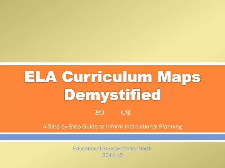 PPT - ELA Curriculum Maps Demystified PowerPoint Presentation, free ...