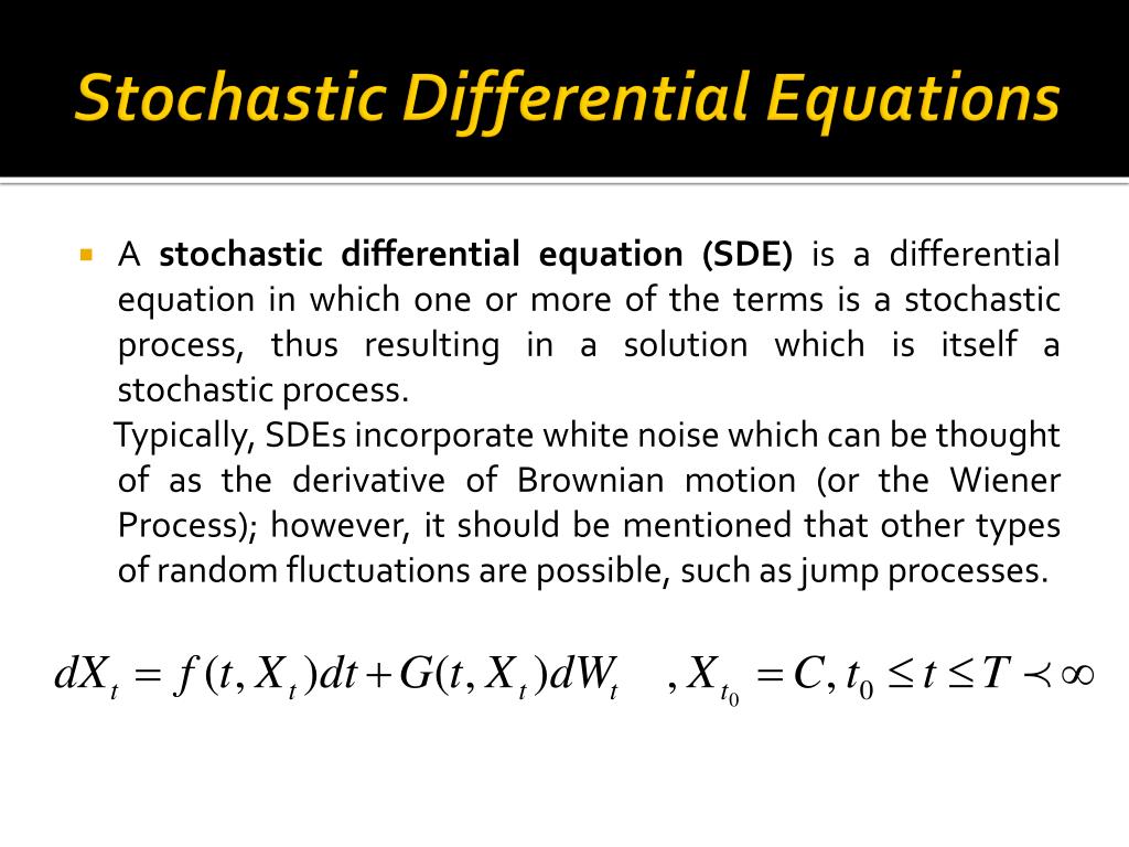 PPT - Time Series through Stochastic Differential Equations PowerPoint ... PPT - Time Series through Stochastic Differential Equations PowerPoint ...