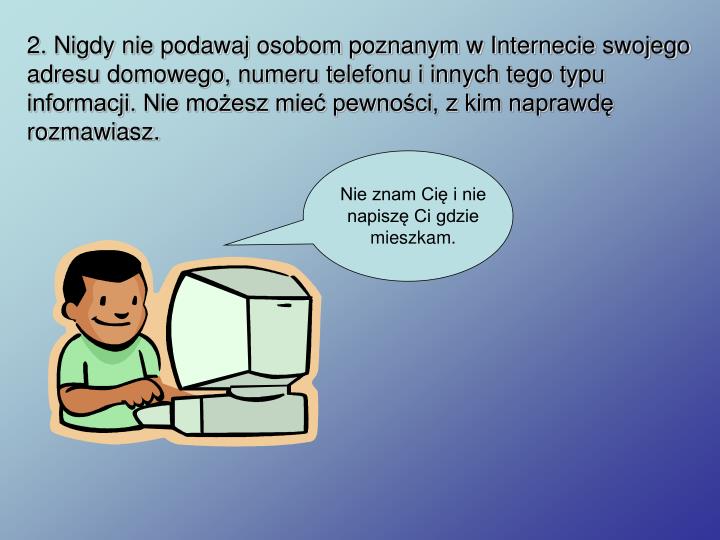 PPT - 10 ZASAD BEZPIECZNEGO KORZYSTANIA Z INTERNETU PowerPoint ...