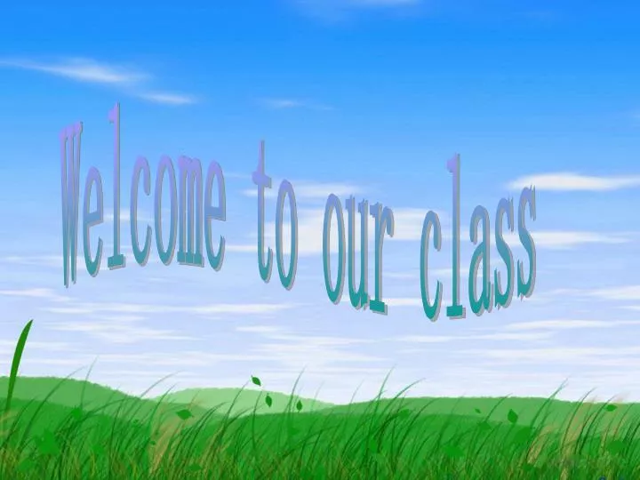 PPT - Welcome to our class PowerPoint Presentation, free download - ID ...