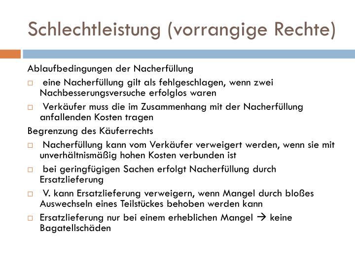 PPT - Leistungsstörungen PowerPoint Presentation - ID:5992911