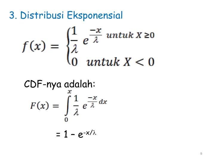 PPT - BAB 5 RANDOM VARIATE DISTRIBUSI KONTINU PowerPoint Presentation ...