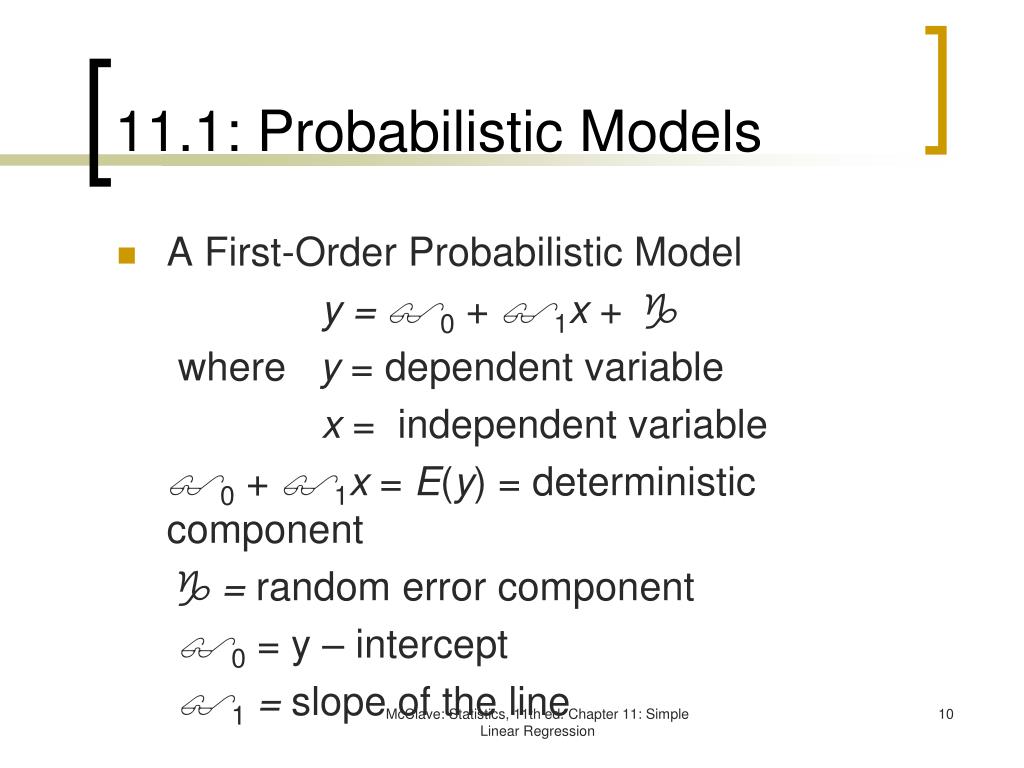 Ppt Chapter 11 Simple Linear Regression Powerpoint Presentation