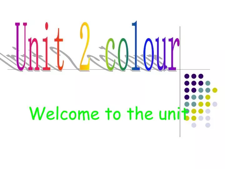 PPT - Welcome to the unit PowerPoint Presentation, free download - ID ...
