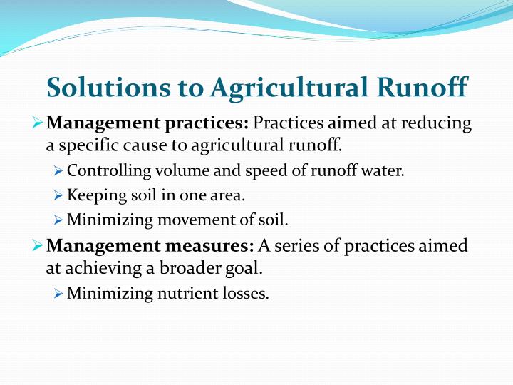 PPT - Agricultural Runoff PowerPoint Presentation - ID:5998042
