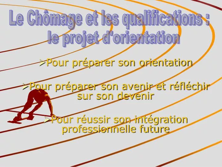 PPT - Pour préparer son orientation Pour préparer son avenir et réfléchir sur son devenir ...