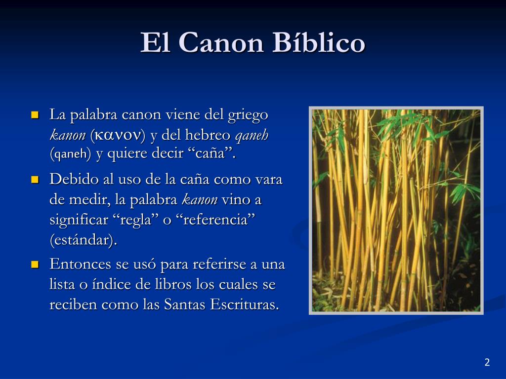 PPT - El Canon Bíblico (Cómo se formó la Biblia) PowerPoint ...