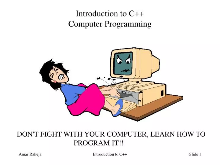 PPT - Introduction to C++ Computer Programming PowerPoint Presentation - ID:6000174