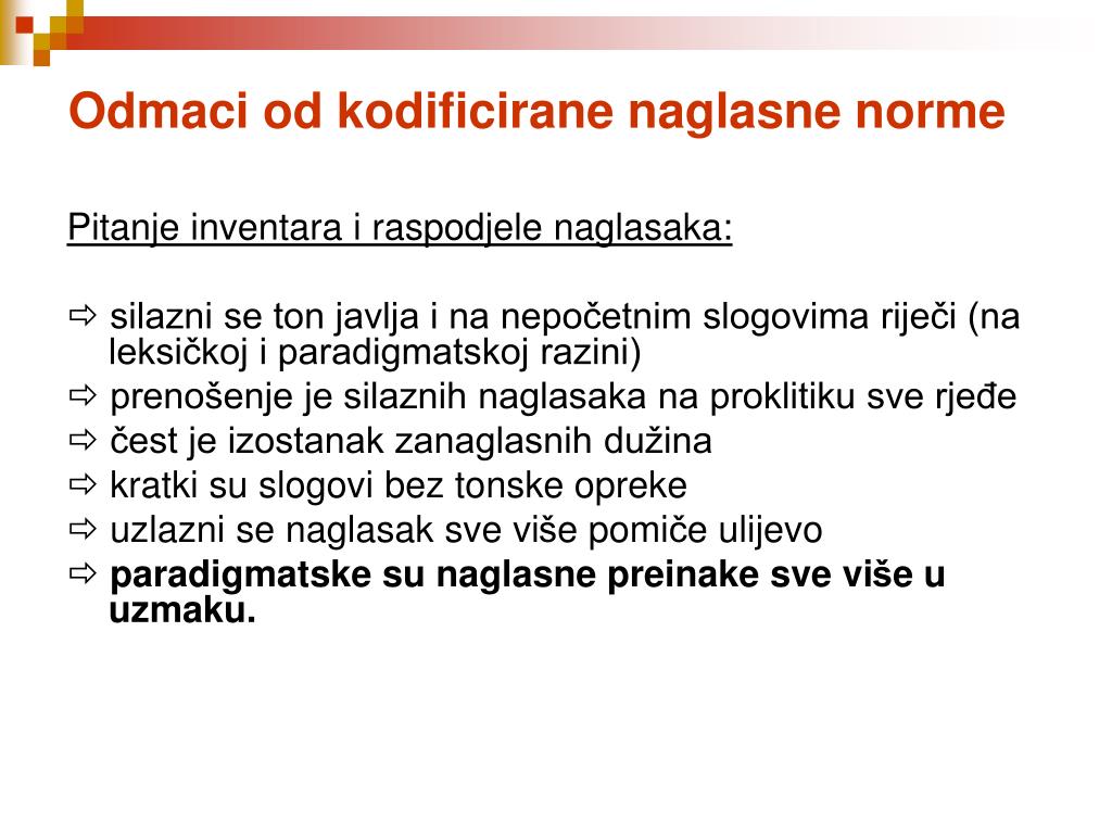 PPT - Naglasak imenica u hrvatskome standardnom jeziku PowerPoint ...