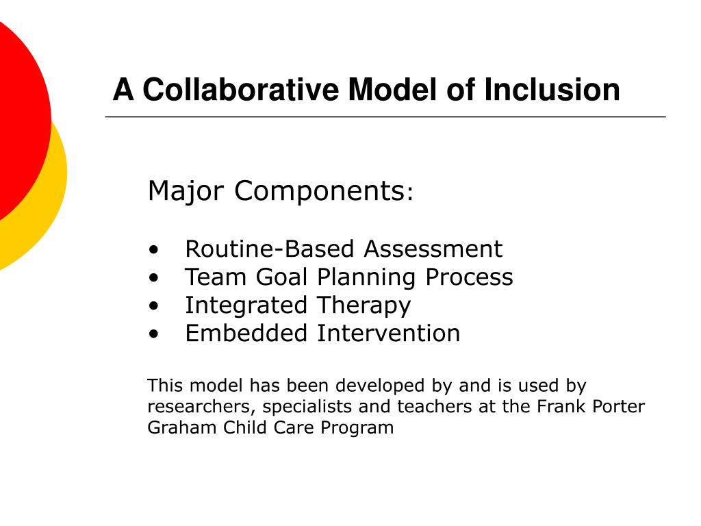 PPT - Early Childhood Inclusion at the Frank Porter Graham Child Care ...