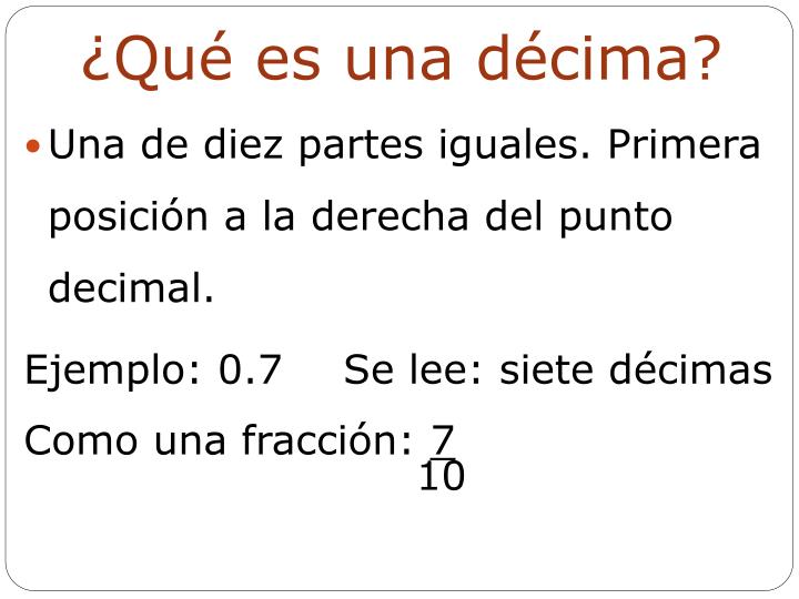 PPT - Valor posicional de los decimales PowerPoint Presentation - ID ...