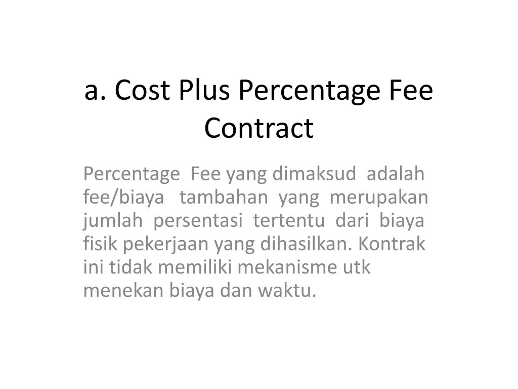 PPT - JENIS-JENIS KONTRAK PEREKAYASAAN & KONSTRUKSI PowerPoint ...