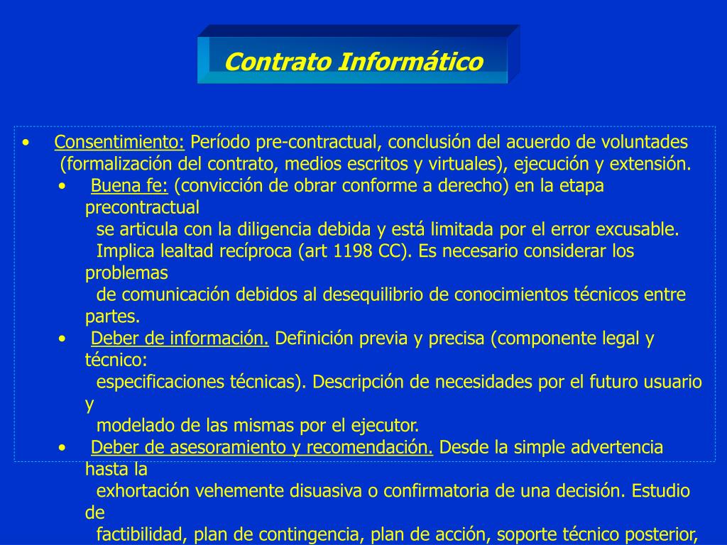 PPT - Contratos Informáticos El Contrato de Outsourcing de Sistemas de ...