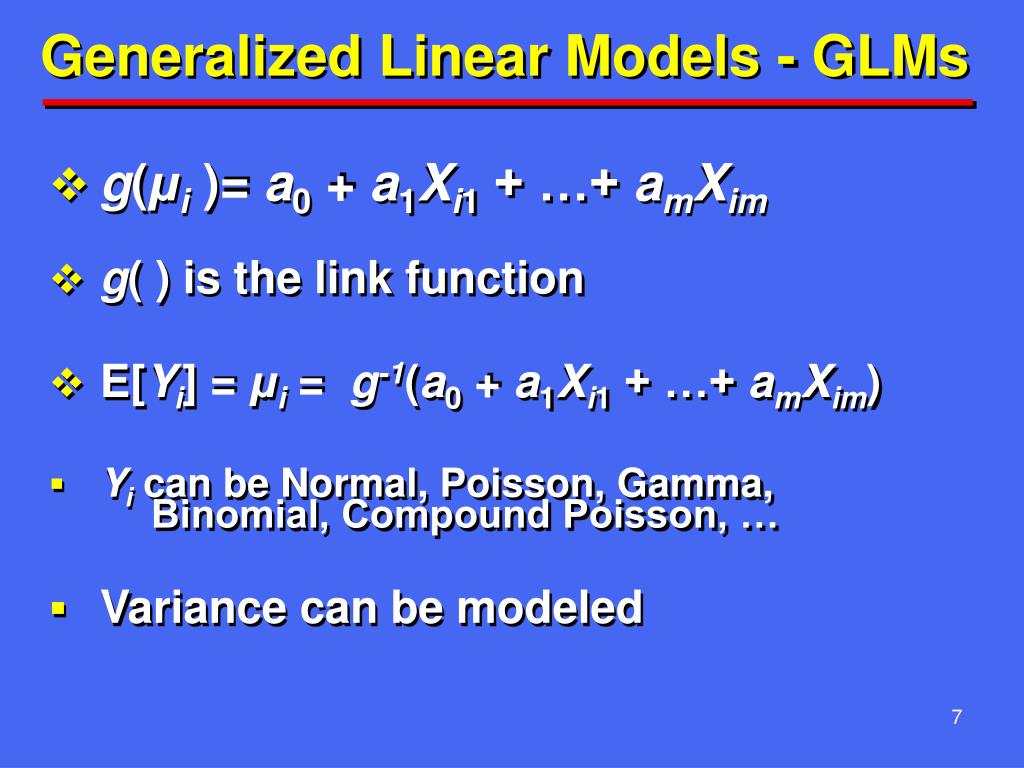 PPT - GLM I: Introduction to Generalized Linear Models PowerPoint ... PPT - GLM I: Introduction to Generalized Linear Models PowerPoint ...