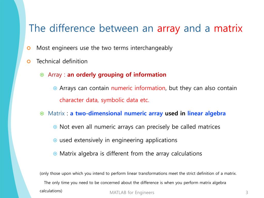 PPT Matlab Ch Ap 9 Matrix Algebra PowerPoint Presentation