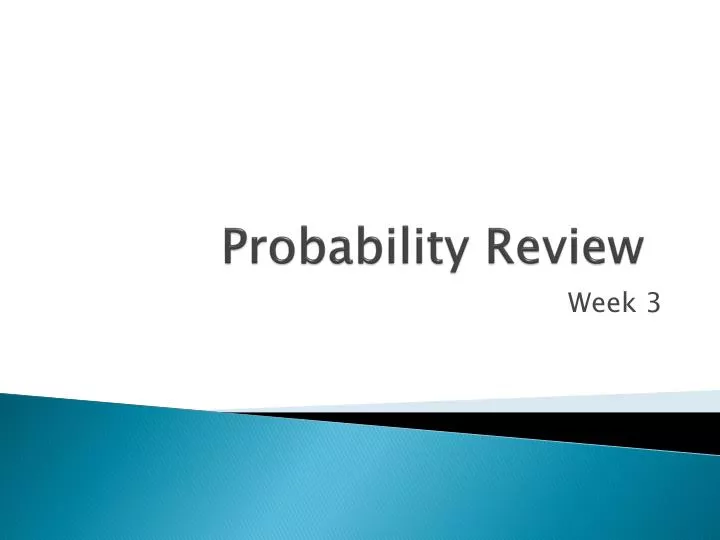 PPT - Probability Review PowerPoint Presentation, free download - ID ...