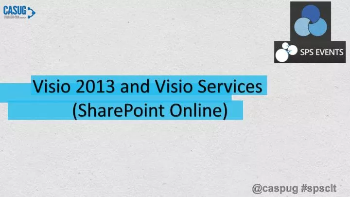 PPT - Visio 2013 and Visio Services (SharePoint Online) PowerPoint ...