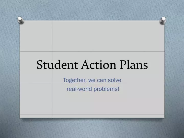 PPT - Student Action Plans PowerPoint Presentation, free download - ID ...