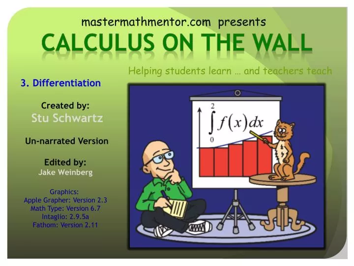 PPT - Calculus on the wall PowerPoint Presentation, free download - ID ...