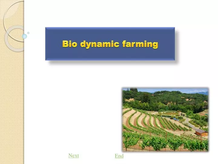 PPT - Bio dynamic farming PowerPoint Presentation, free download - ID ...