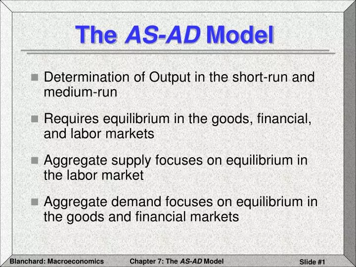 PPT - The AS-AD Model PowerPoint Presentation, free download - ID:6009674