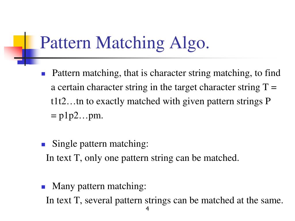 Ppt Research And Optimization Of Pattern Matching Algorithm Based On Intrusion Detection 5394