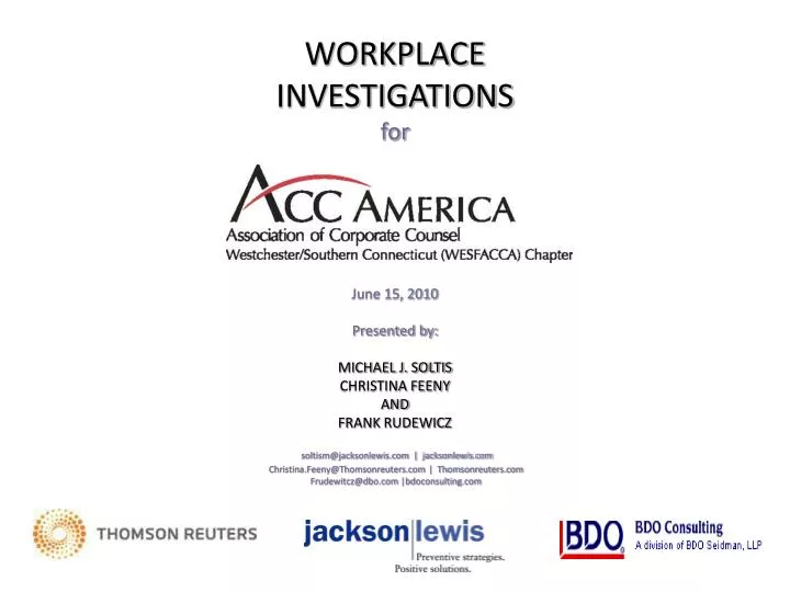 PPT - Why Investigate? PowerPoint Presentation, free download - ID:6010724