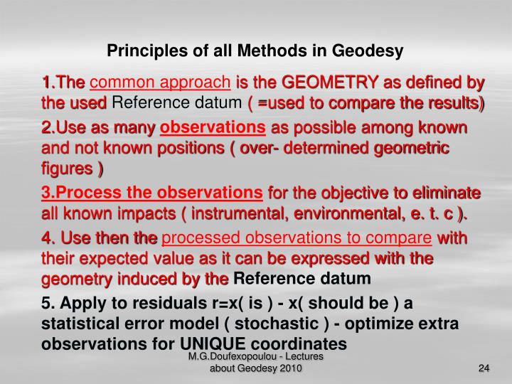 PPT - What is Geodesy Why needed? How it applies & who needs it ...