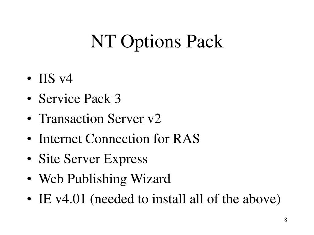 PPT - Designing an NT-based Intranet PowerPoint Presentation, free ...