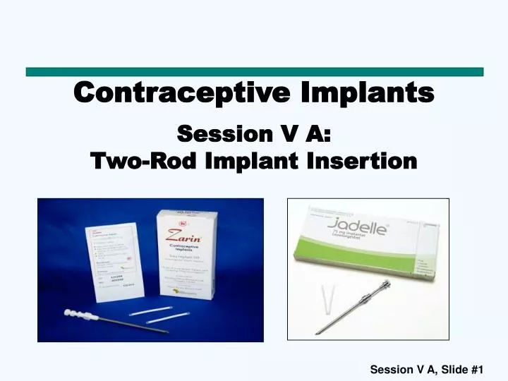PPT - Contraceptive Implants Session V A: Two-Rod Implant Insertion ...