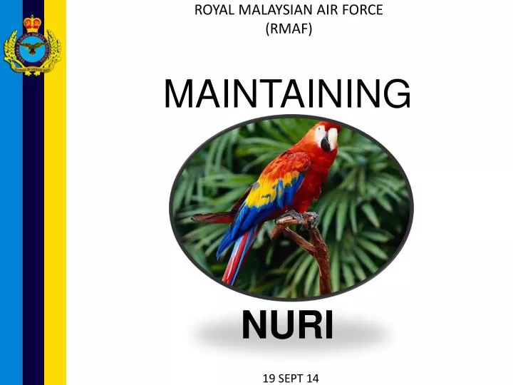 PPT - ROYAL MALAYSIAN AIR FORCE (RMAF) PowerPoint Presentation, free ...