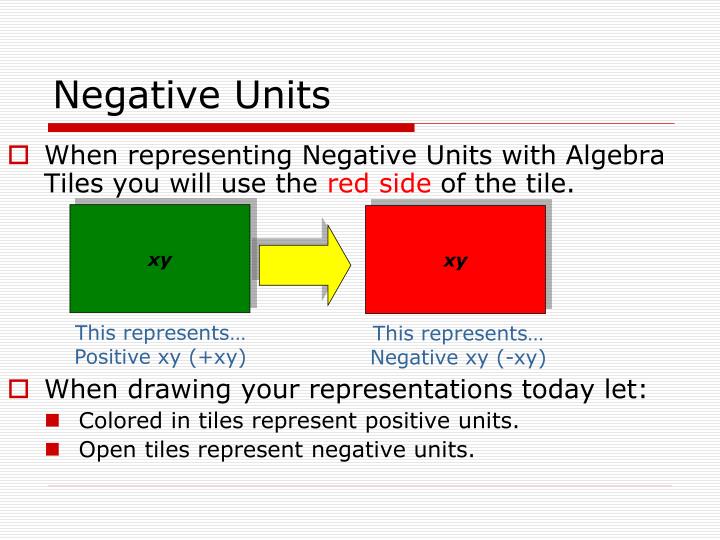 PPT - Simplifying Variable Expressions (Negative Units - Day 2 ...