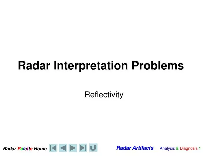 PPT - Radar Interpretation Problems PowerPoint Presentation, free ...