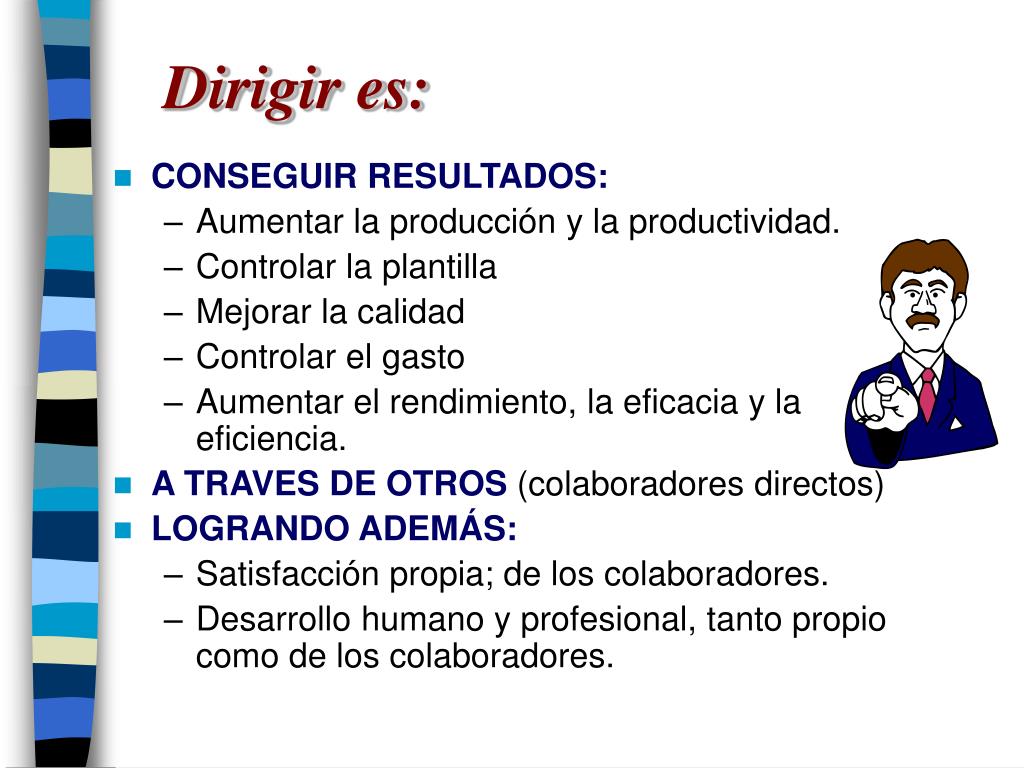 PPT - La Dirección en la Empresa PowerPoint Presentation, free download ...