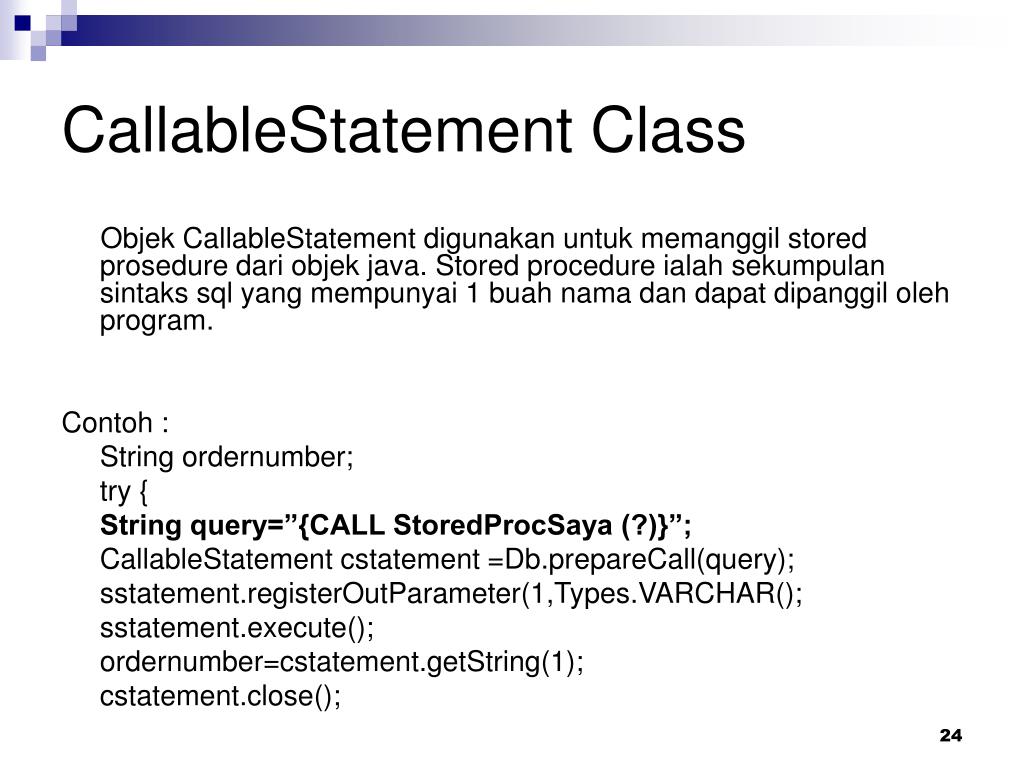 PPT - Pertemuan 7 Java Database Connectivity (JDBC) PowerPoint ... PPT - Pertemuan 7 Java Database Connectivity (JDBC) PowerPoint ...