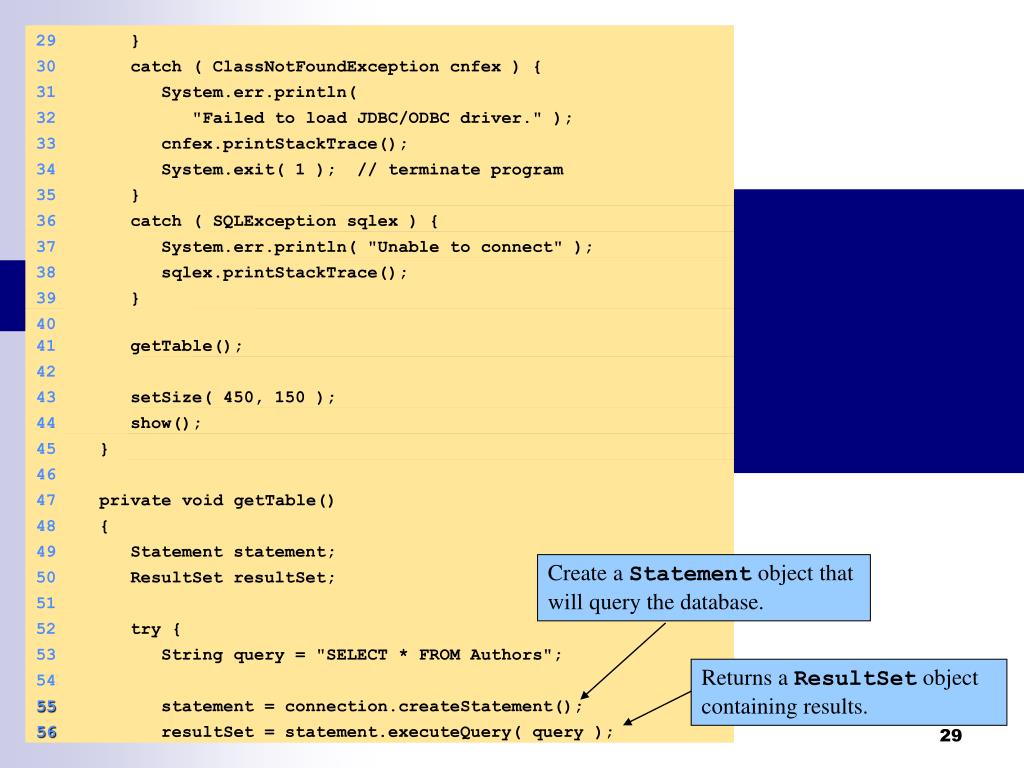 PPT - Pertemuan 7 Java Database Connectivity (JDBC) PowerPoint ... PPT - Pertemuan 7 Java Database Connectivity (JDBC) PowerPoint ...
