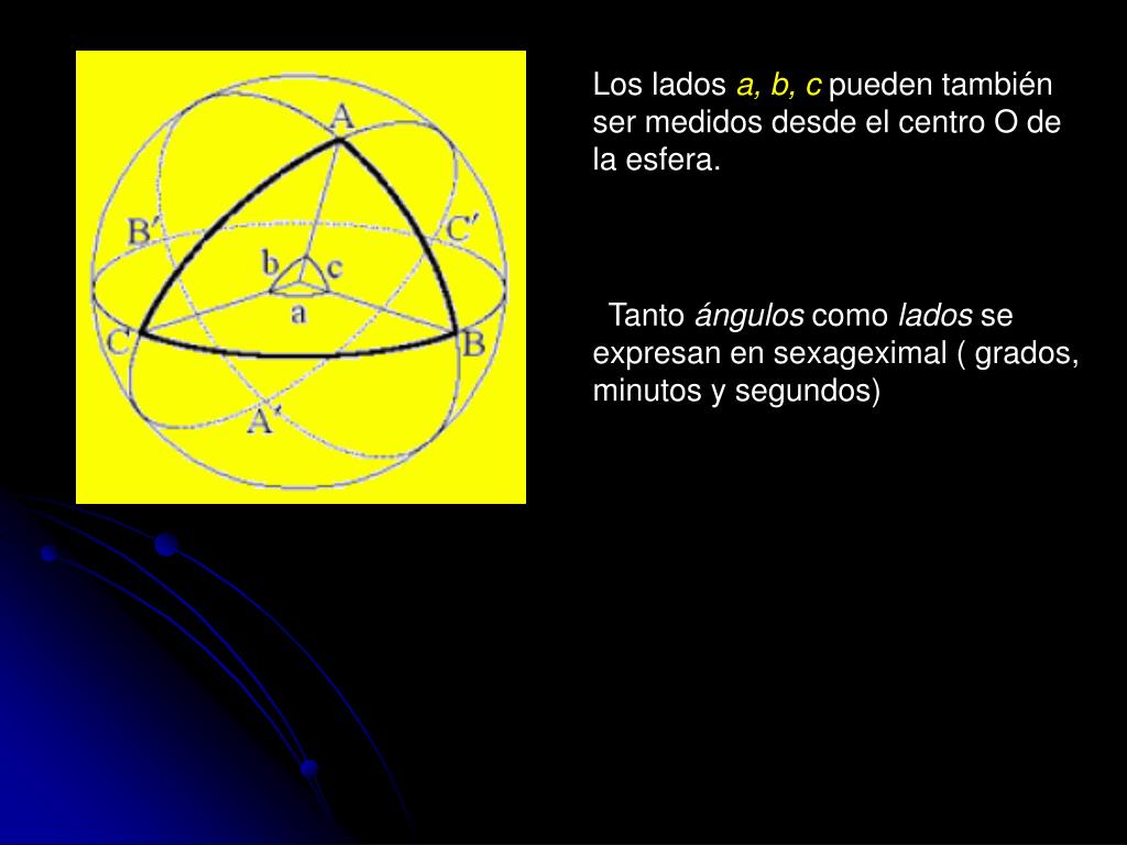 PPT - Trigonometría esférica PowerPoint Presentation, free download ...