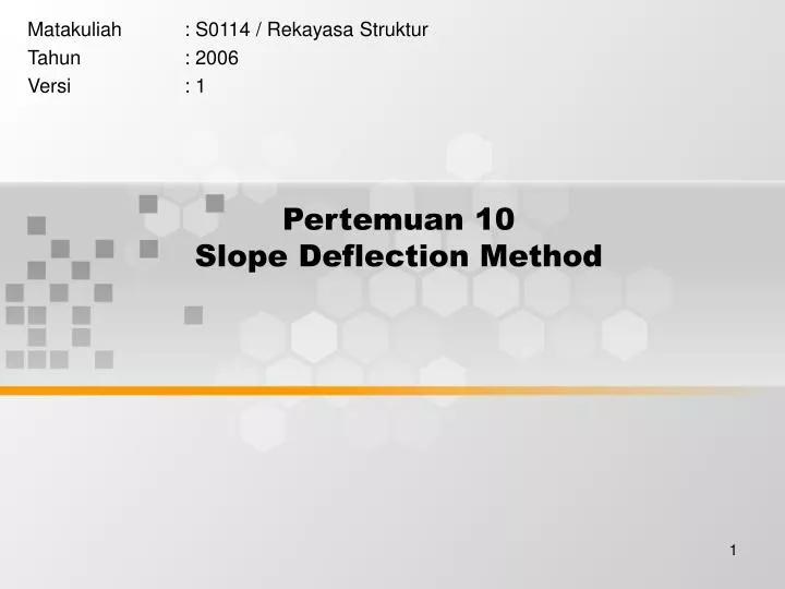 PPT - Pertemuan 10 Slope Deflection Method PowerPoint Presentation ...
