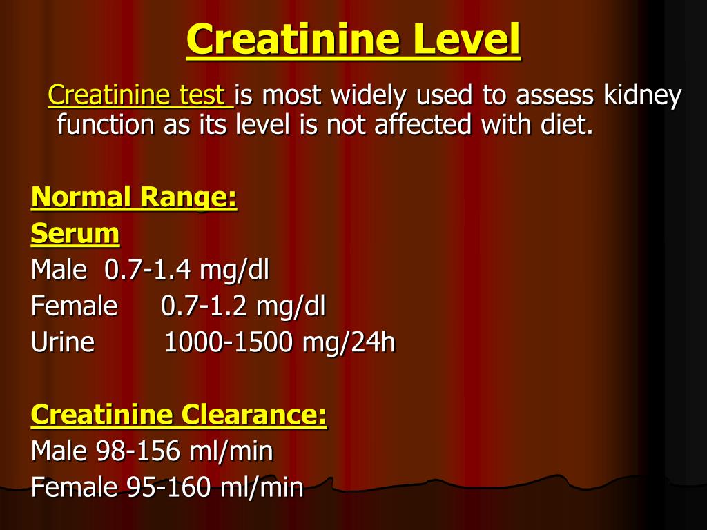 PPT Creatine And Creatinine PowerPoint Presentation Free Download