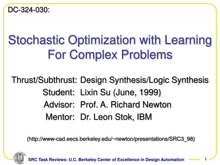 Ppt Stochastic Optimization With Learning For Complex Problems Powerpoint Presentation Id