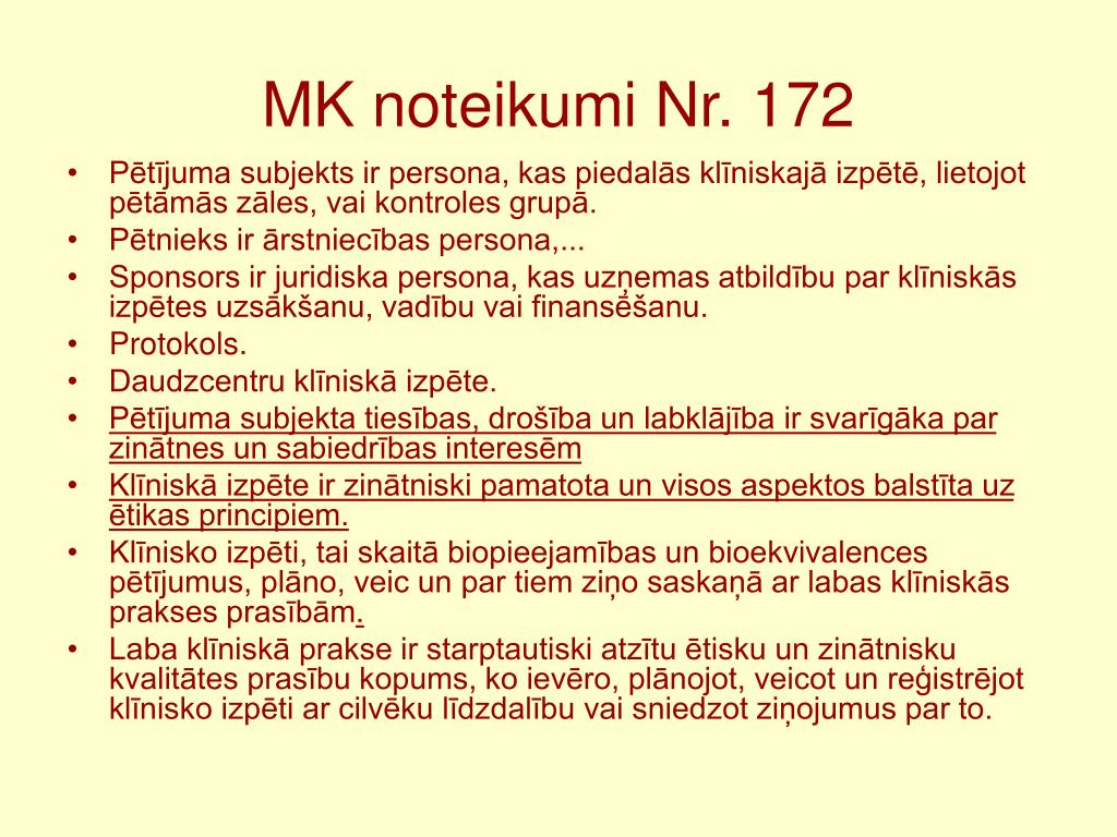 PPT - IV. Zinātnisko pētījumu ētika. Zāļu un medicīnas ierīču pētījumi ...