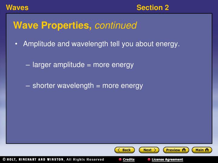 PPT - Section 2: Characteristics of Waves PowerPoint Presentation - ID ...